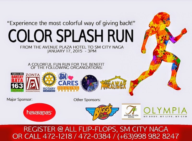 Color Splash Run in Naga City ~ Naga City Deck