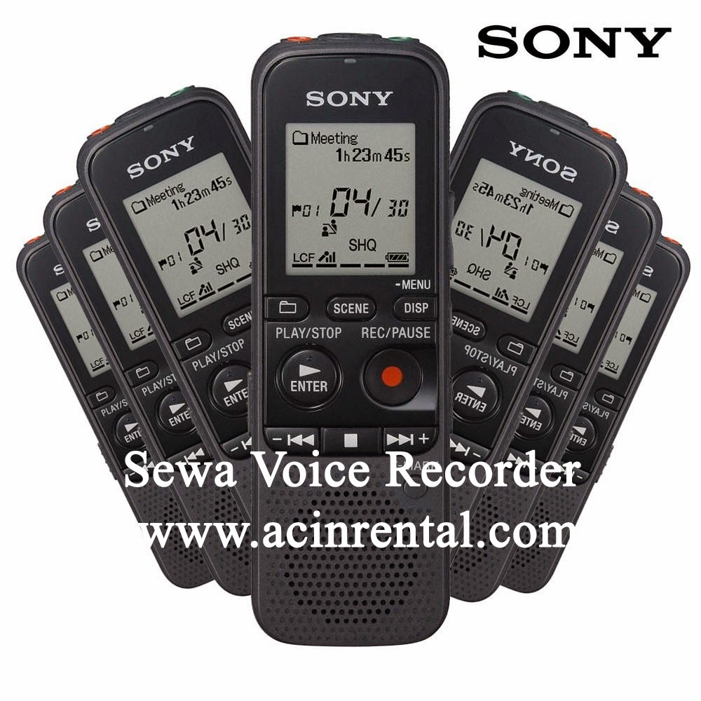 PUSAT SEWA VOICE RECORDER [sewa alat perekam suara] JAKARTA, TANGERANG ...