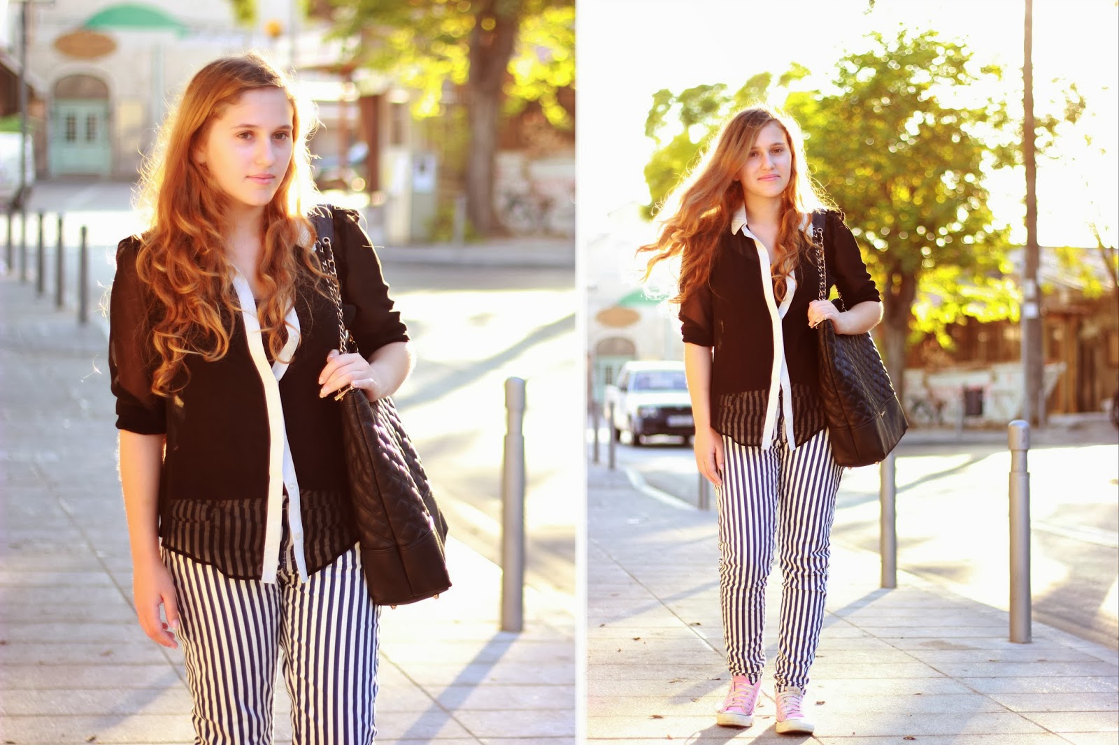 Beauty Inside Art: Sheer & Stripes : the fashion