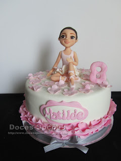 Doces Opções: Bolo para o 8º aniversário da bailarina Matilde