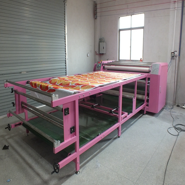 Is the roller printing machine only used in the clothing industry?