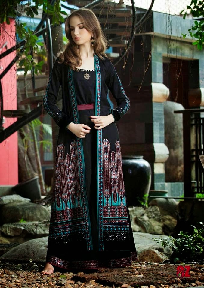 Trend in now adays: Pakistani Front Open Style Double Shirt Designs ...