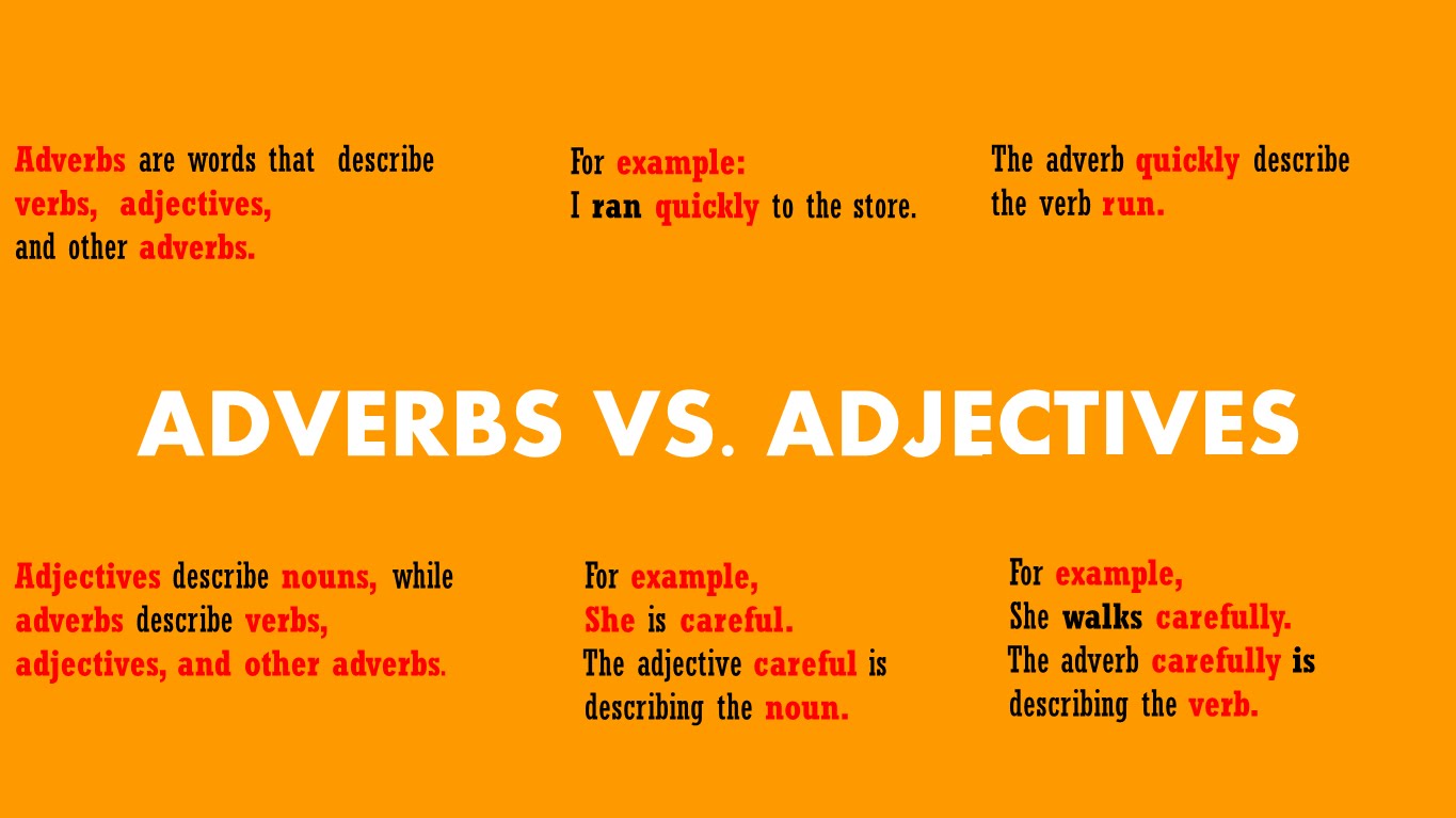 Adverbs & Adjectives
