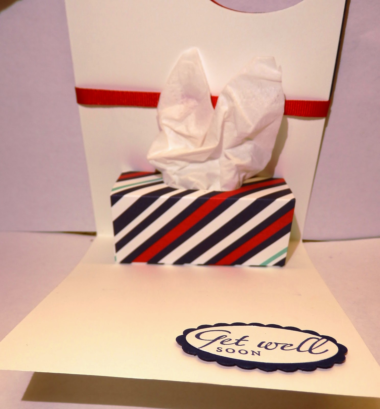 Tissue box card