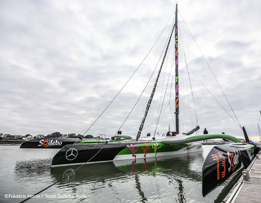 Sodebo Ultim 3 prend le large, premières navigations pour l'Ultim' de ...