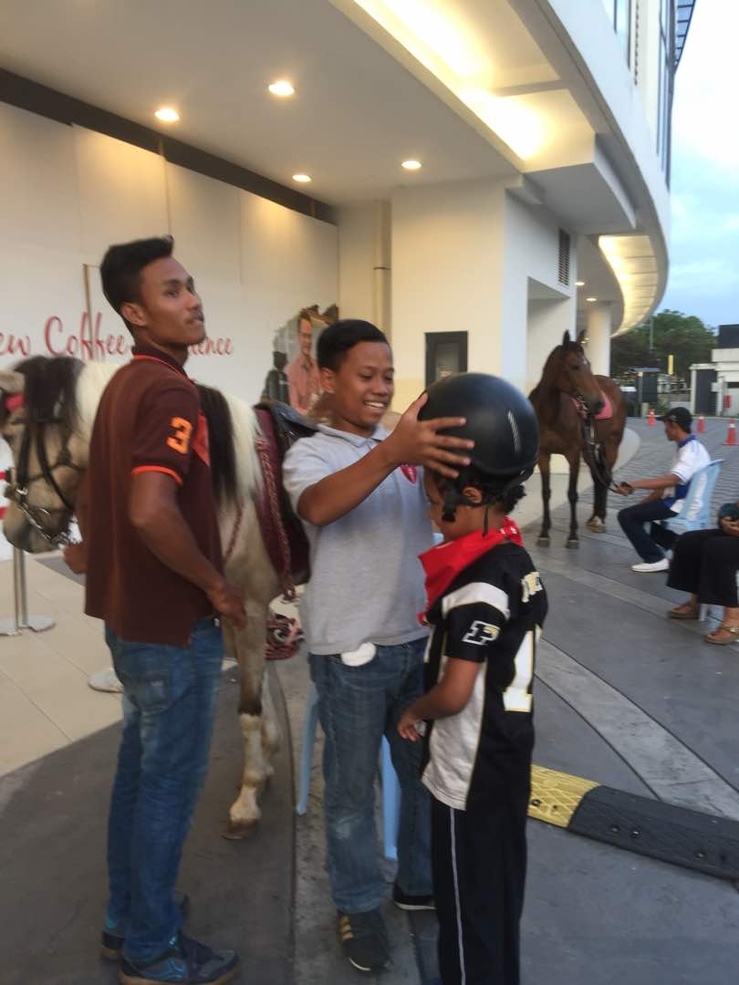 Gamuda Walk Mall Carnival - pony ride, high striker