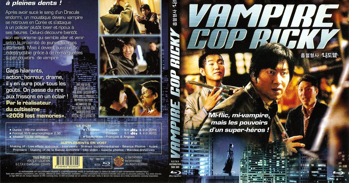 BLU-RAY JAQUETTES BLU-RAY: Vampire cop ricky