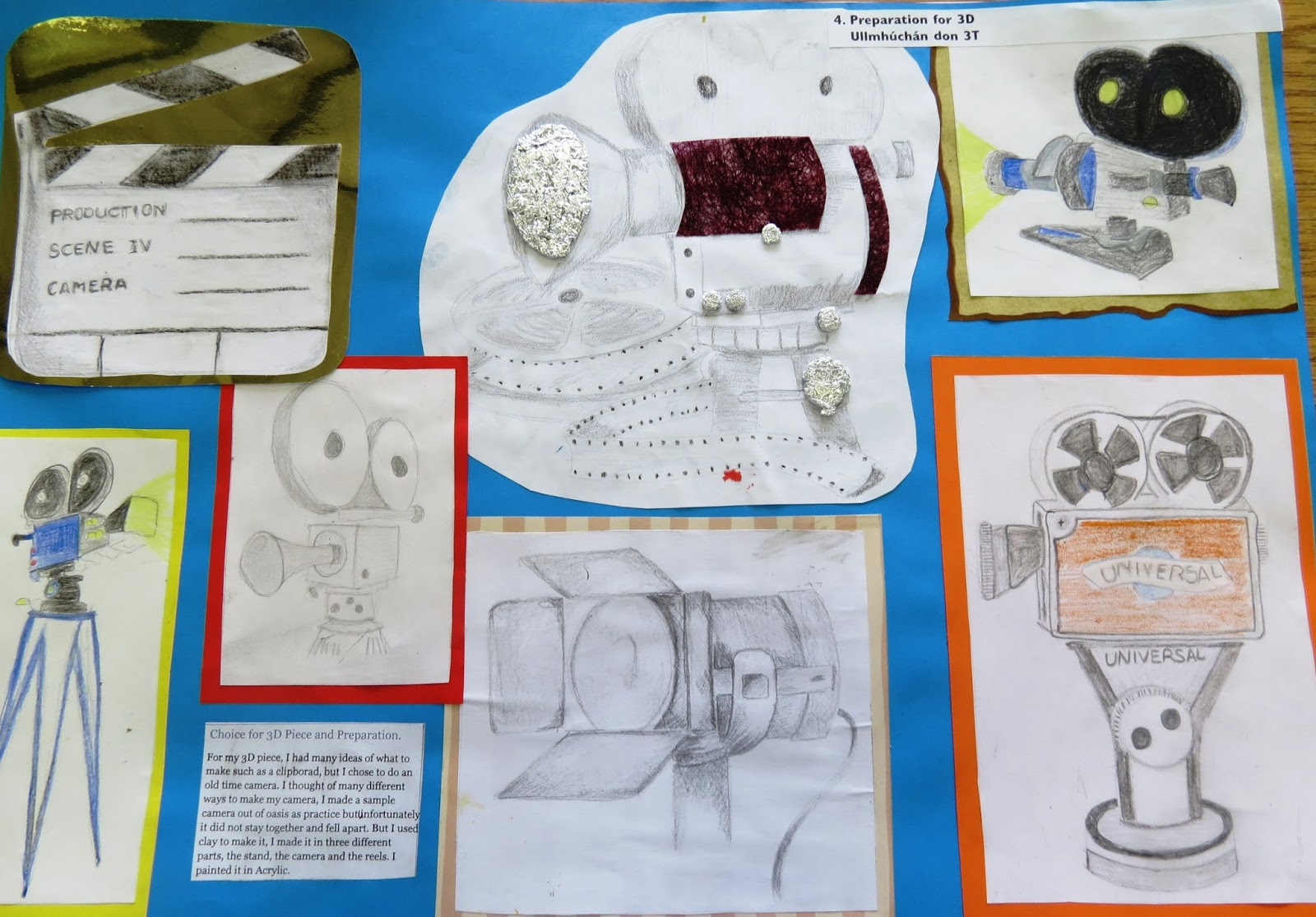 Magh Ene College - Art Gallery: Junior Cert. Projects