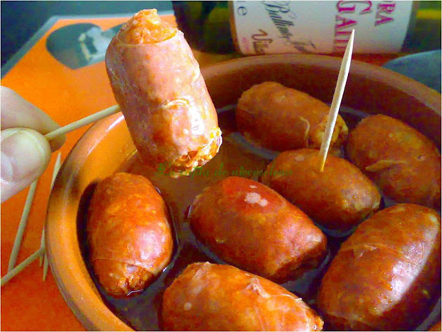 Choricitos a la sidra