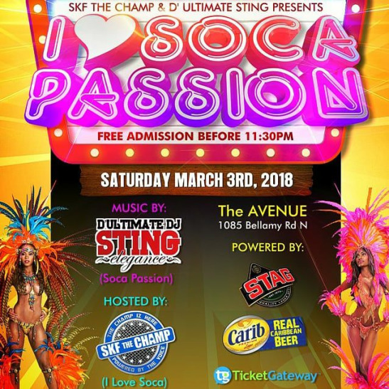 C.A. Confidential: I Love Soca Passion @ The Avenue, Scarborough, ON ...