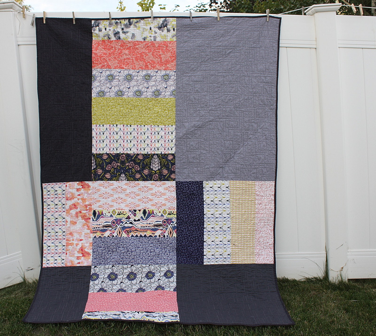 Modern Chain-Linked Quilt - Diary of a Quilter - a quilt blog