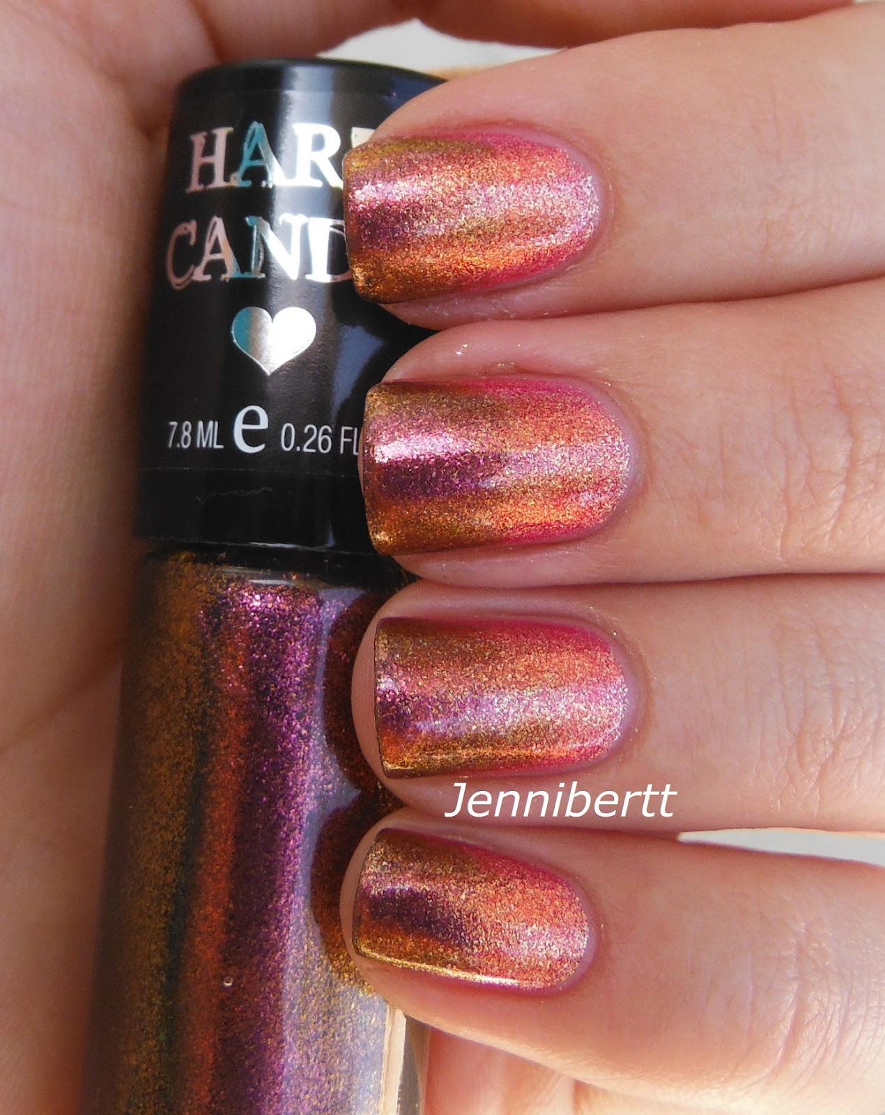 Jennibertt's Nails: Gradient using Hard Candy