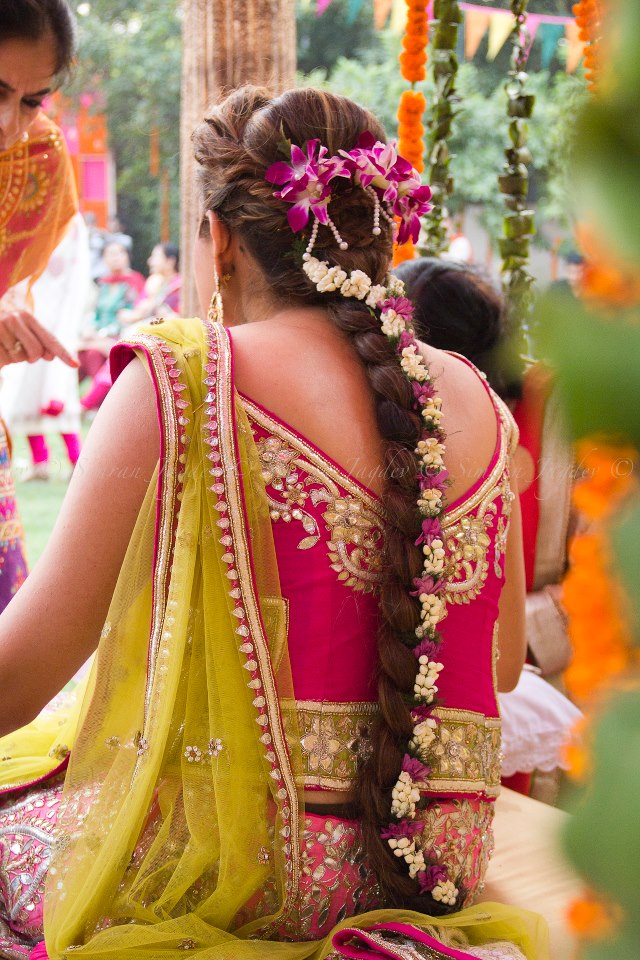 Orange and Pinkk: Vibrant Mehendi by Simran Jagdev