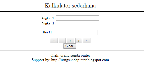 Cara membuat kalkulator sederhana menggunakan Notepad++ ~ urang sunda ...