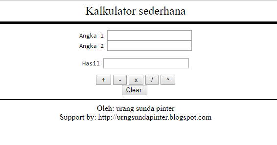 Cara membuat kalkulator sederhana menggunakan Notepad++ ~ urang sunda ...