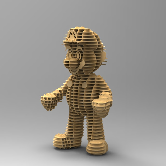 SUPER MARIO BROS PROJETO EM MDF PARA CORTE