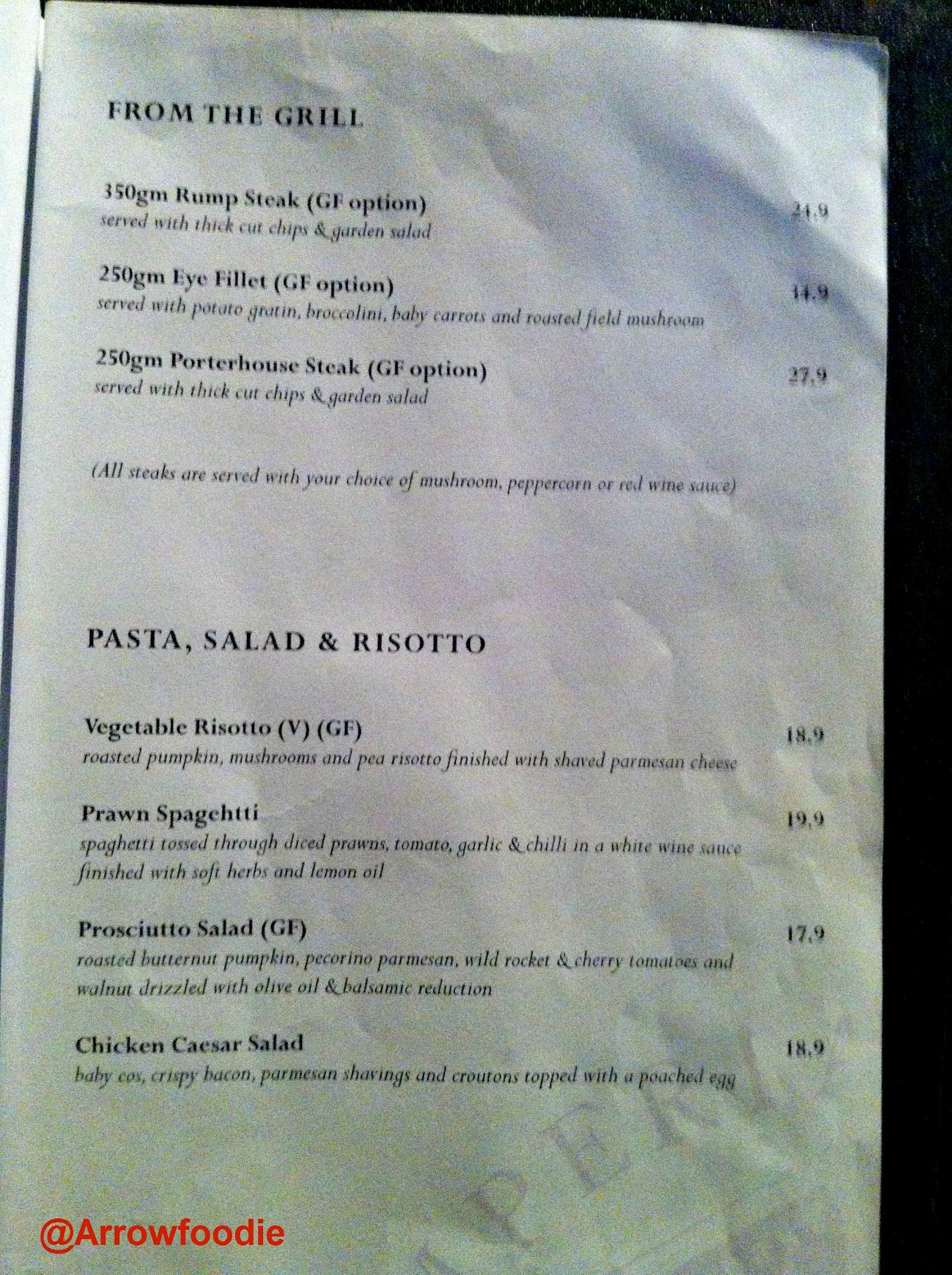 Arrow Foodie: Review - The Imperial Hotel