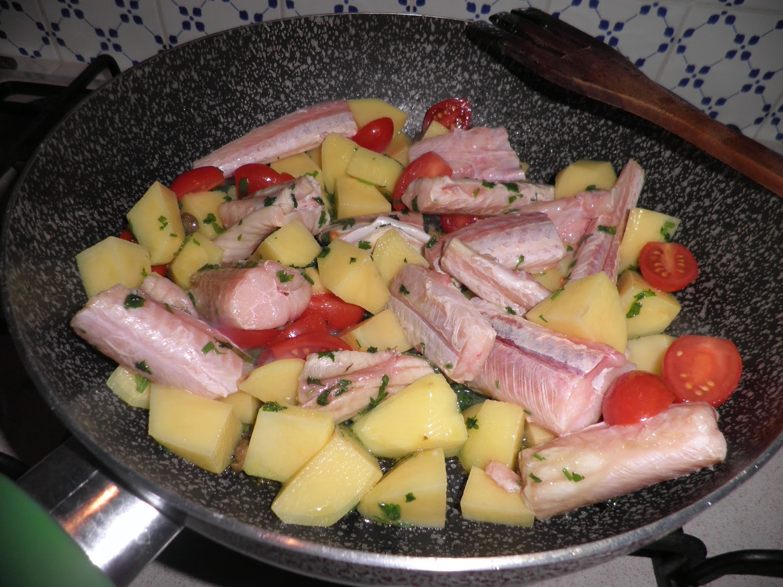 Palombo alla mediterranea – Cannella e Gelsomino