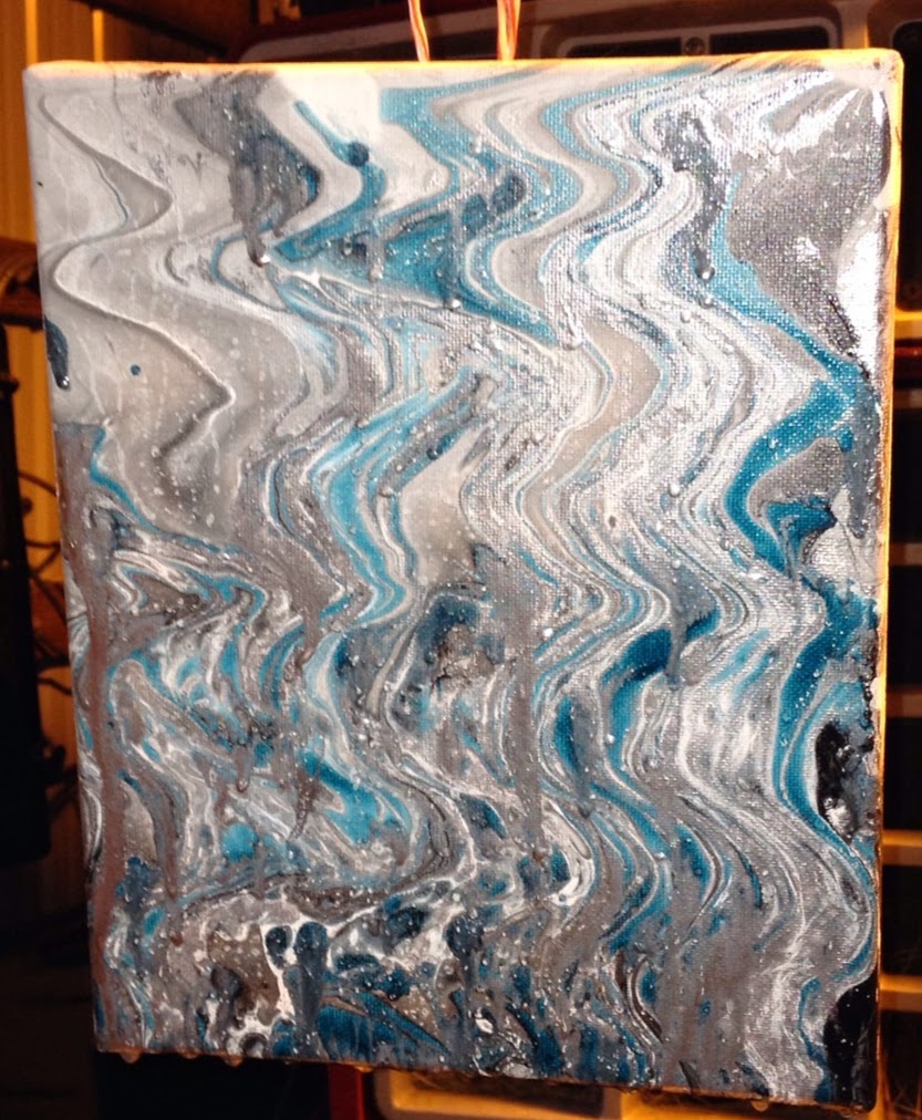 Danni's DIY: Swirl Water Paintings