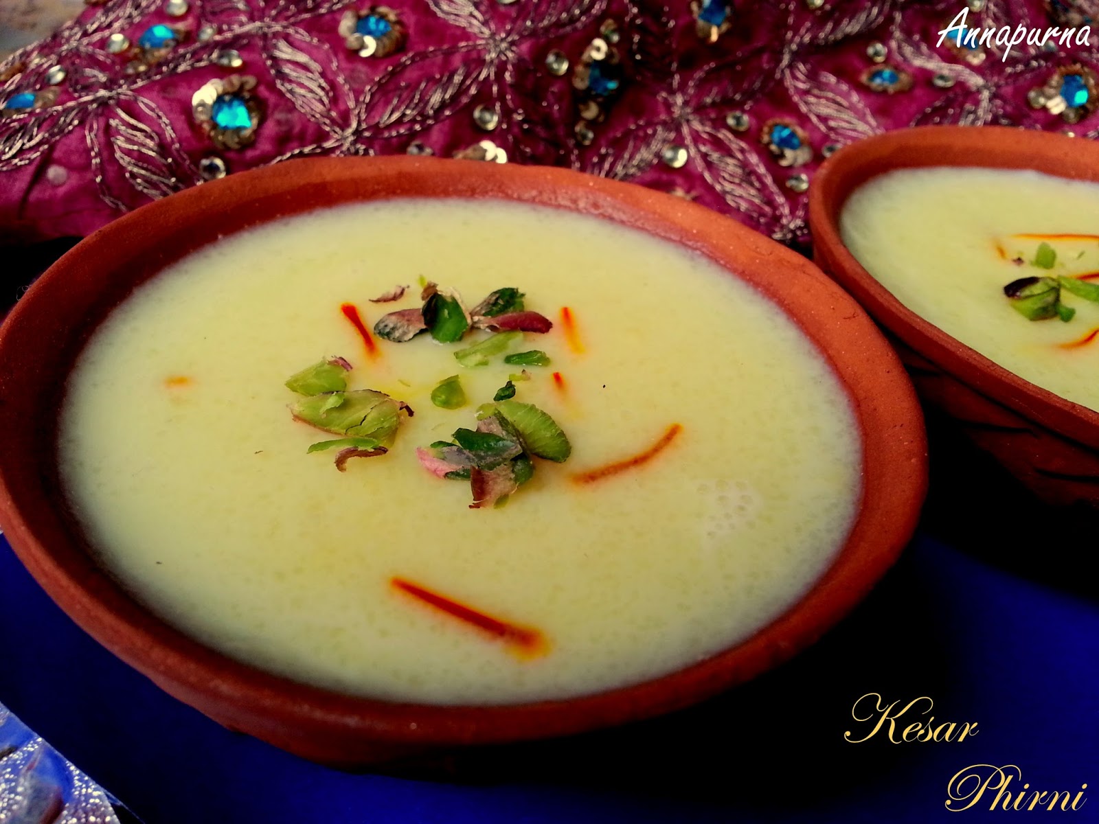 Annapurna: Kesar Phirni Recipe / Festive Cooking