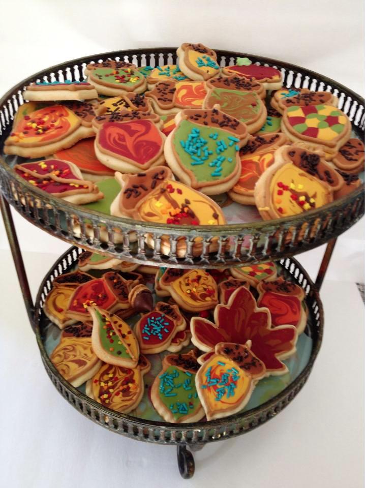 AimeeJo Desserts: Thanksgiving Cookies/Turkey Name Card Cookies