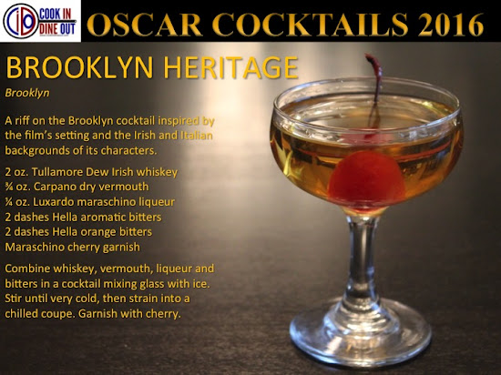 Cook In / Dine Out: Oscar Cocktails: Brooklyn Heritage (Brooklyn)