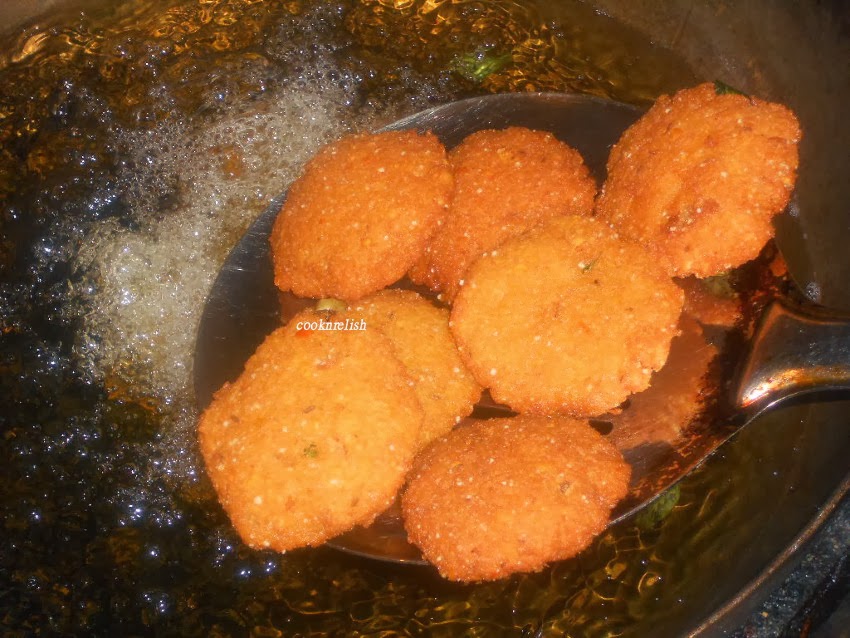 cooknrelish: Multi Lentil Fritter or " Thavala Vadai"