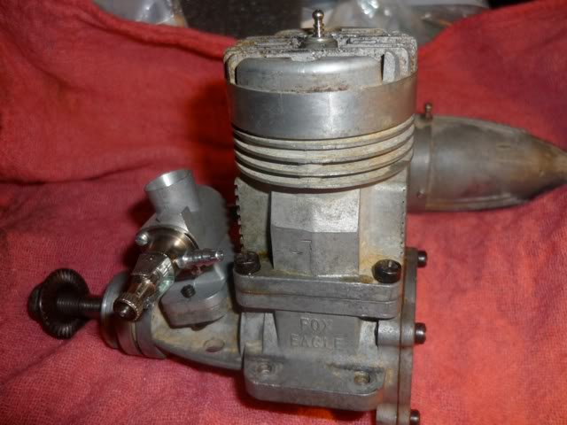 Vintage Model Airplane Engines Running: Fox 60 Eagle II