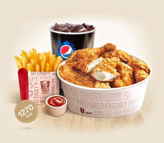 Oxford Road Writers: Food Review: KFC’s Mighty Bucket for One
