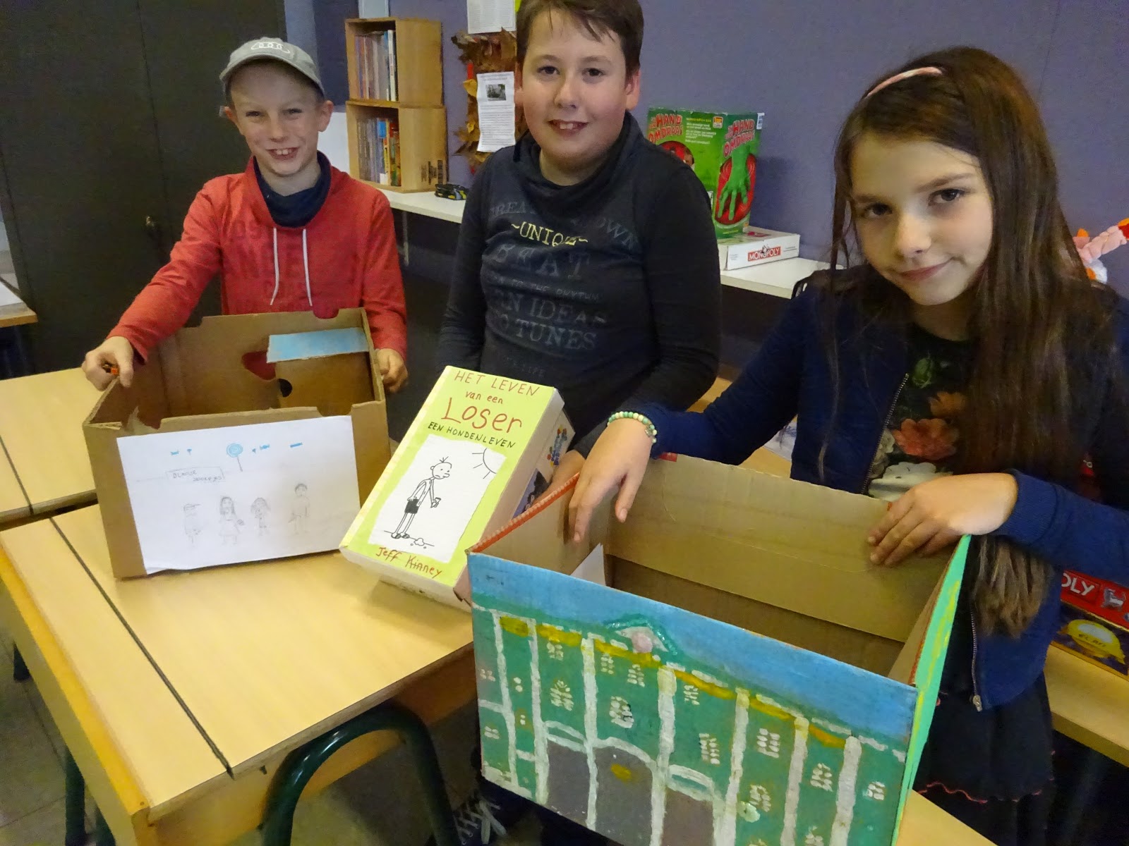 Derde graad Watervliet: Boekbespreking Book in a Box