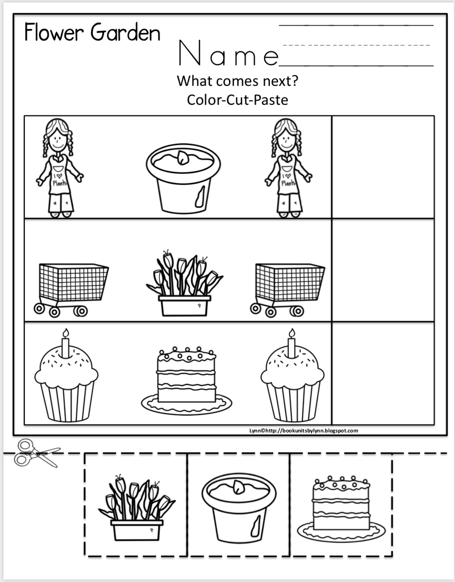 FLOWER GARDEN BOOK UNIT ~ Book Units by Lynn