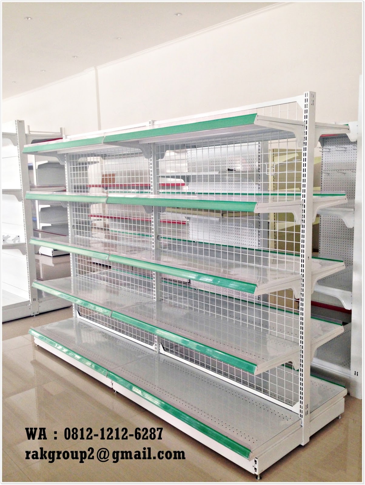 Rak Supermarket Kapasitas 80 kg/level Rp 950.000 Kualitas? OKE ~ RAK ...