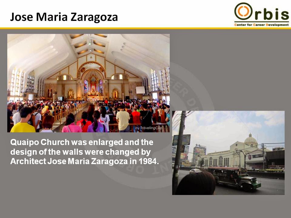 National Artist for Architecture series: Jose Maria Zaragoza ...