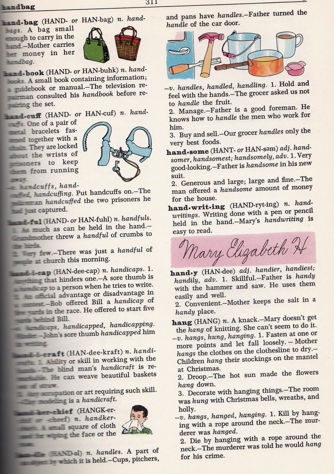 Vintage Books for the Very Young: The Golden Book Illustrated Dictionary