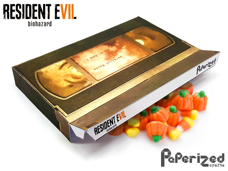 Resident Evil 7: VHS Tape Box Papercraft | Paperized Crafts