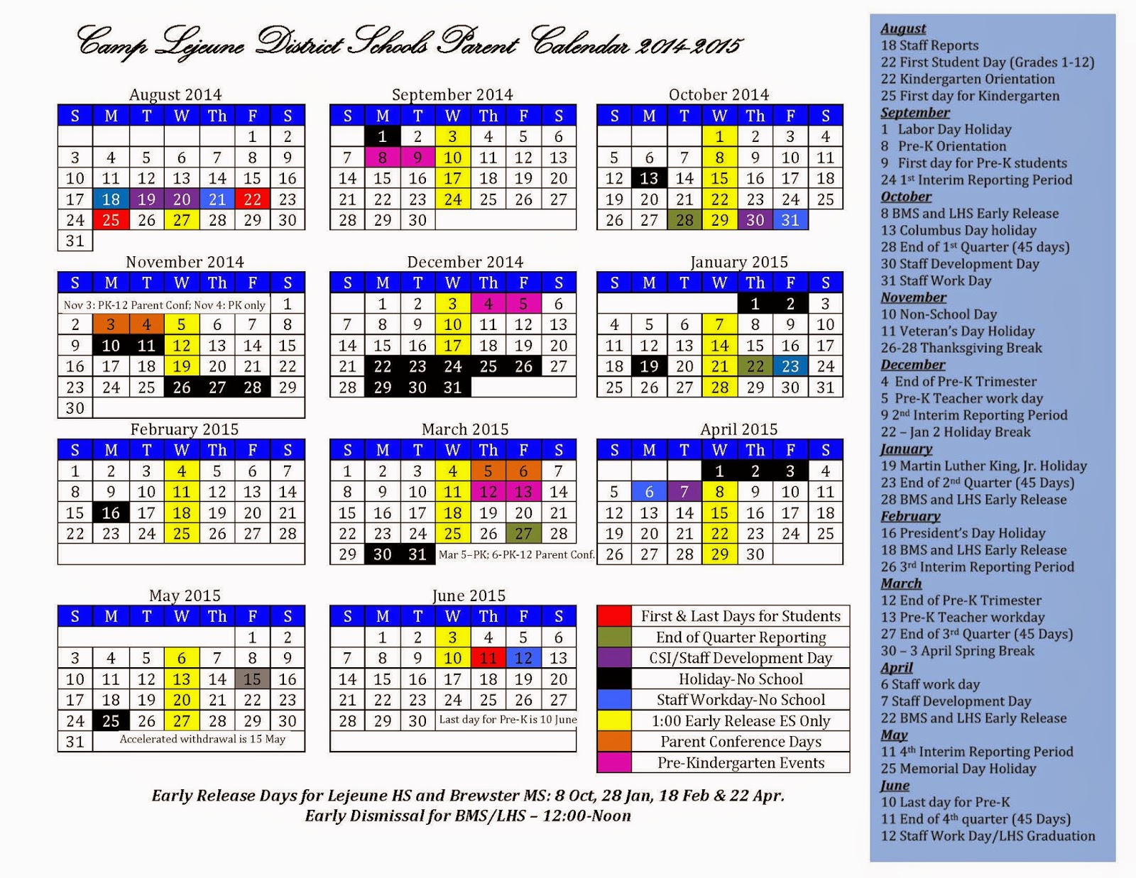 Keeping Kindergarten Klassy!: Klassy School Calendars