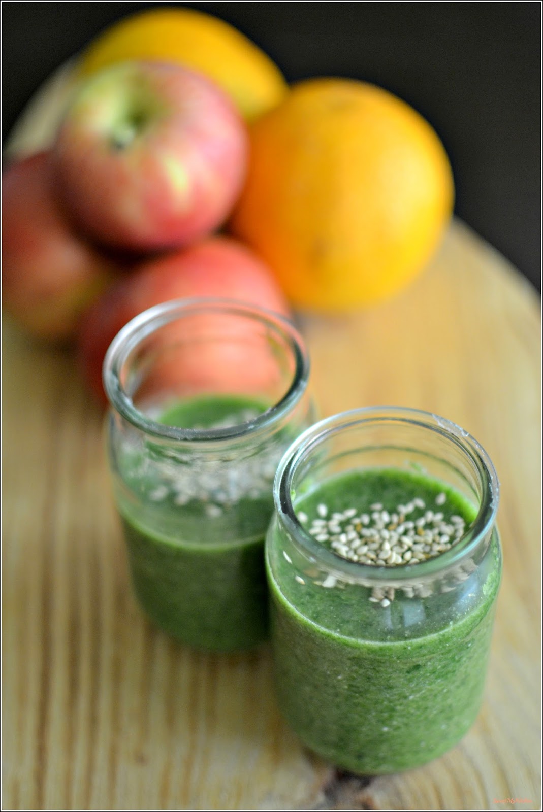 Sweet my Kitchen: Sumo verde de espinafre e laranja