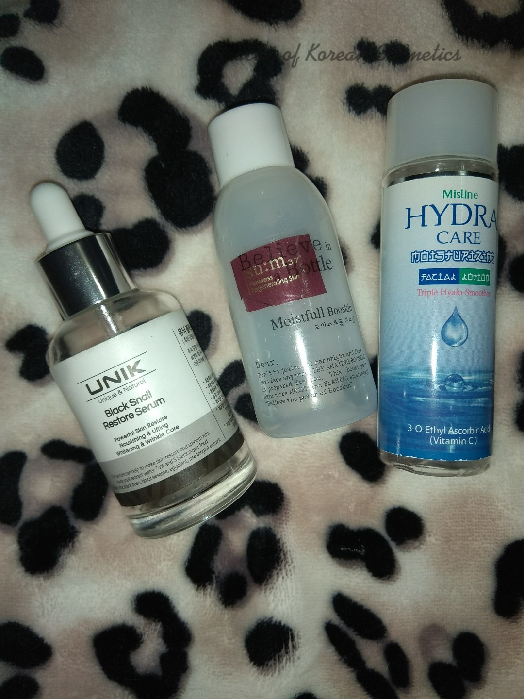Miracles of Korean cosmetics
