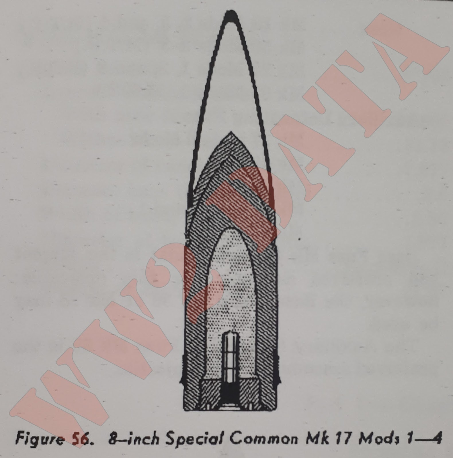 WW2 Equipment Data: American Projectiles and Explosives - 8-inch ...