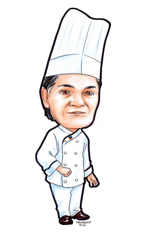 THE ART OF MEL CASIPIT: Chef Caricatures