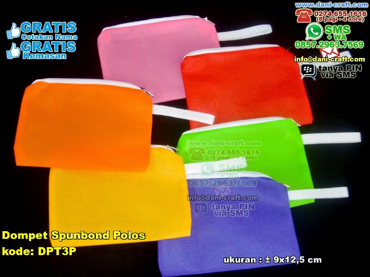 Souvenir Dompet kain Furing / Spunbond | Souvenir Pernikahan