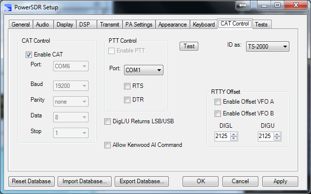 M1AVV: Flex 1500 settings