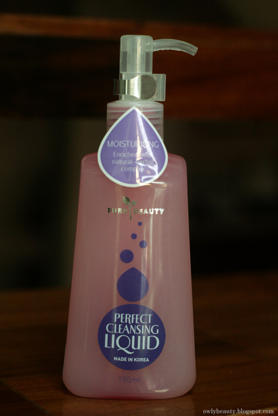 Pretty Owlsome: Review: Pure Beauty Cleansing Liquid