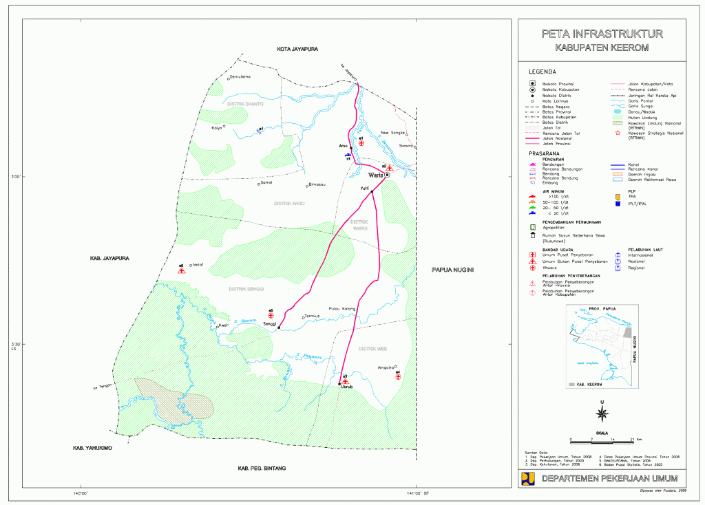 peta papua: Peta Keerom