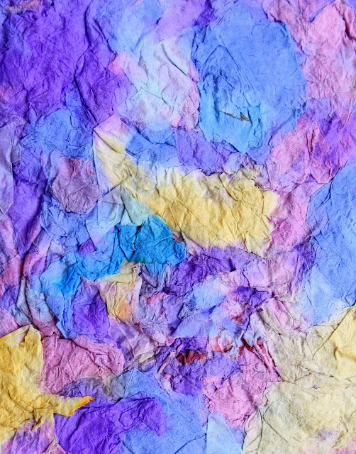 Having Fun at Home: Make Homemade Paper with Party Streamers