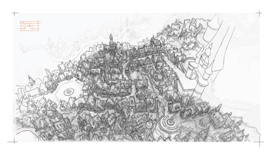 the art of kevin nelson: "Tangled" map of city and detail