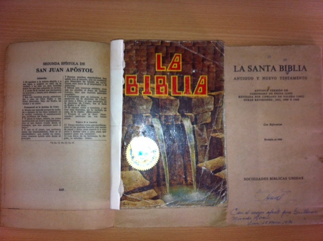 LA BIBLIA AL DÍA: LA BIBLIA- PERU YA ESTA EN LA CASA DE LA BIBLIA