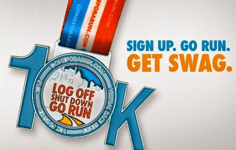 DETROIT RUNNER....: Gone for a Run - Log Off. Shut Down. Go Run Virtual 10k