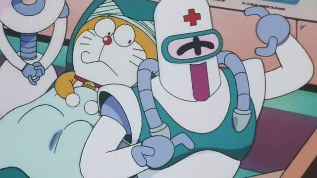 Why the mouse eat doraemon ears?