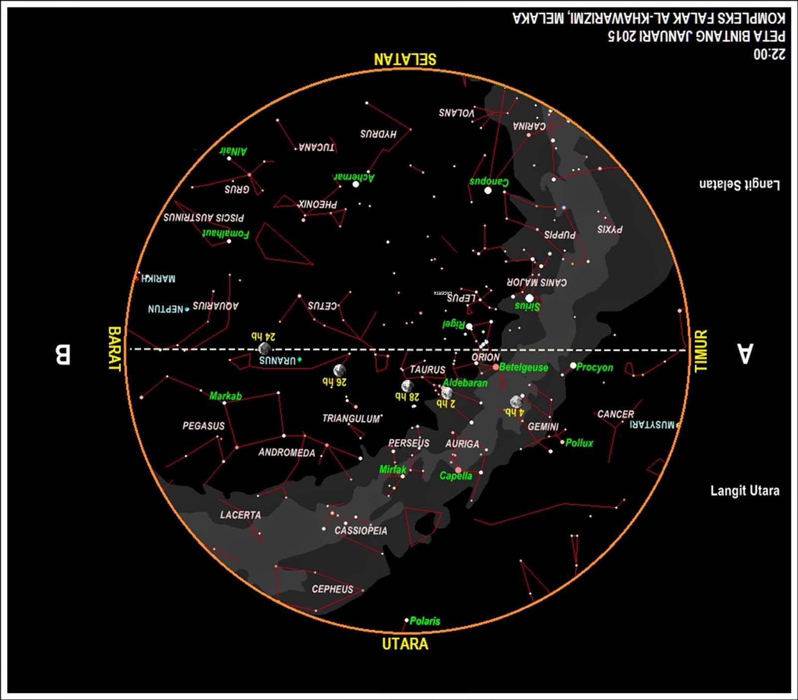 Komet Lovejoy Tertangkap Kamera di Langit Malang, 15 Januari 2015